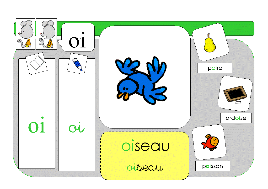 En classe avec Ludo: affiche son : le son oi