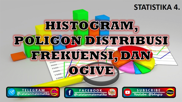 Statistika 4 Histogram Poligon Distribusi Frekuensi Dan Ogive