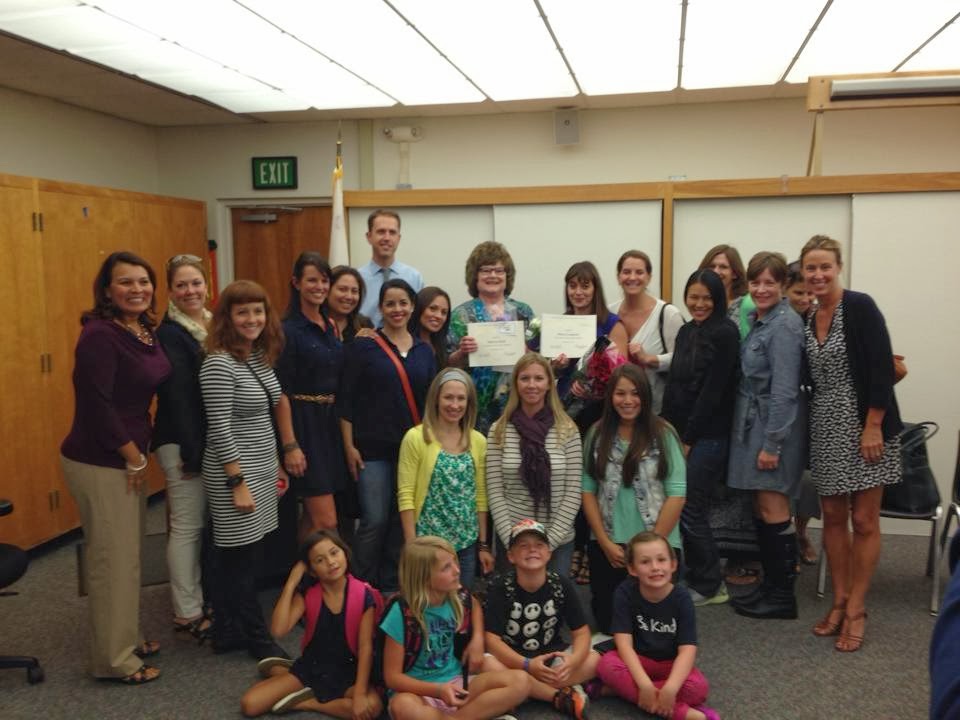 Ms. Spinrod's Class: Presenting to the CVESD Board