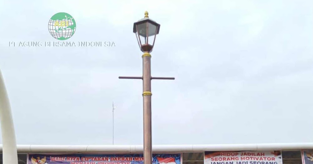 Tiang PJU Octagonal Ukuran 8 Meter