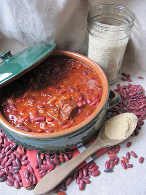 La cuisine d'ici et d'ISCA: Boeuf à la jamaïcaine (aux haricots rouges)