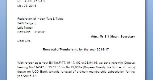 Magazine Subscription Renewal Letter Sample