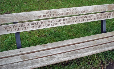 benchsite: Poetry Please? Benches for World Poetry Day