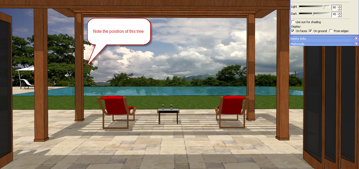 Sketchup for Interior Design: Backgrounds and Landscape Views in Sketchup