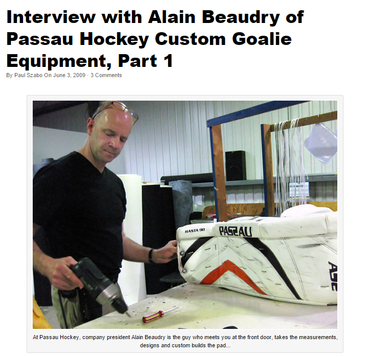 TC 201 Assignment 3 - Passau Hockey: Passau Hockey