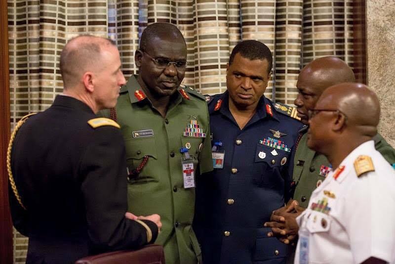 Photos: Buhari meets with Gen. David Rodriguez, Commander, US Africa ...