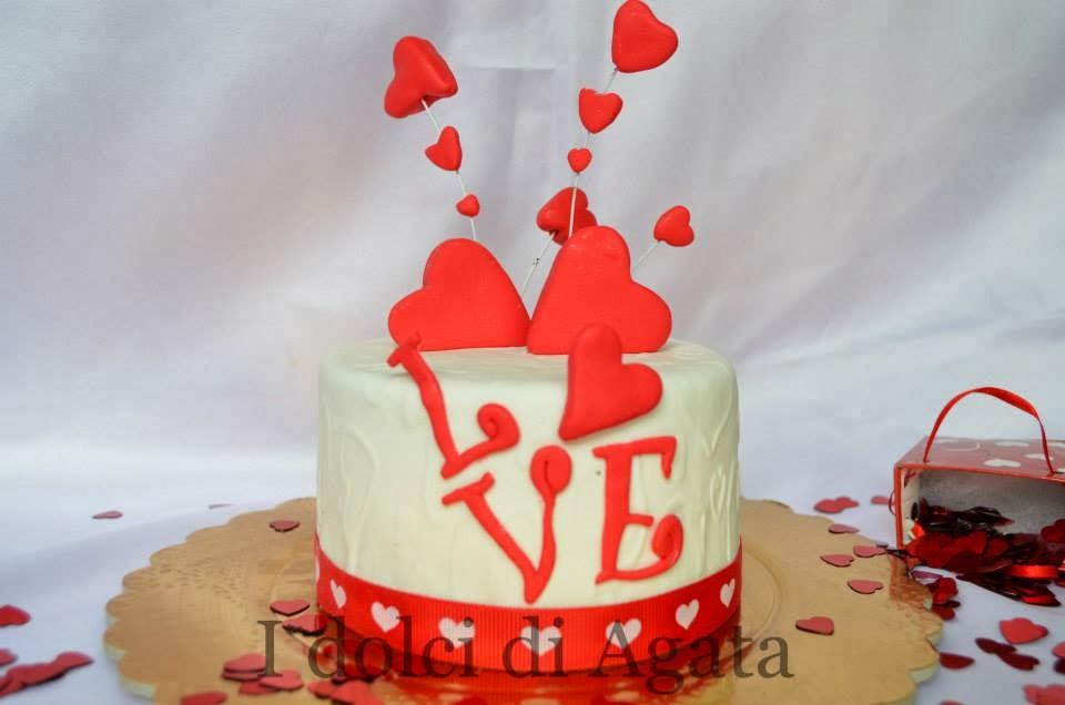 Torta Love (cuori) da su Akkiapparicette