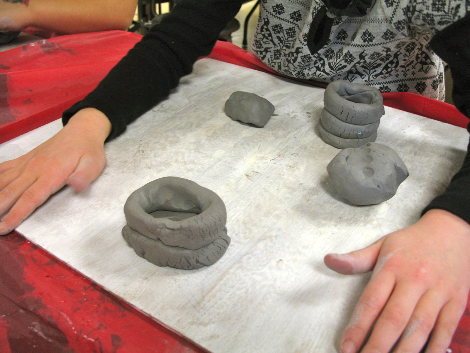 Coonley Art Studio: Exploring Sculpture Using Clay