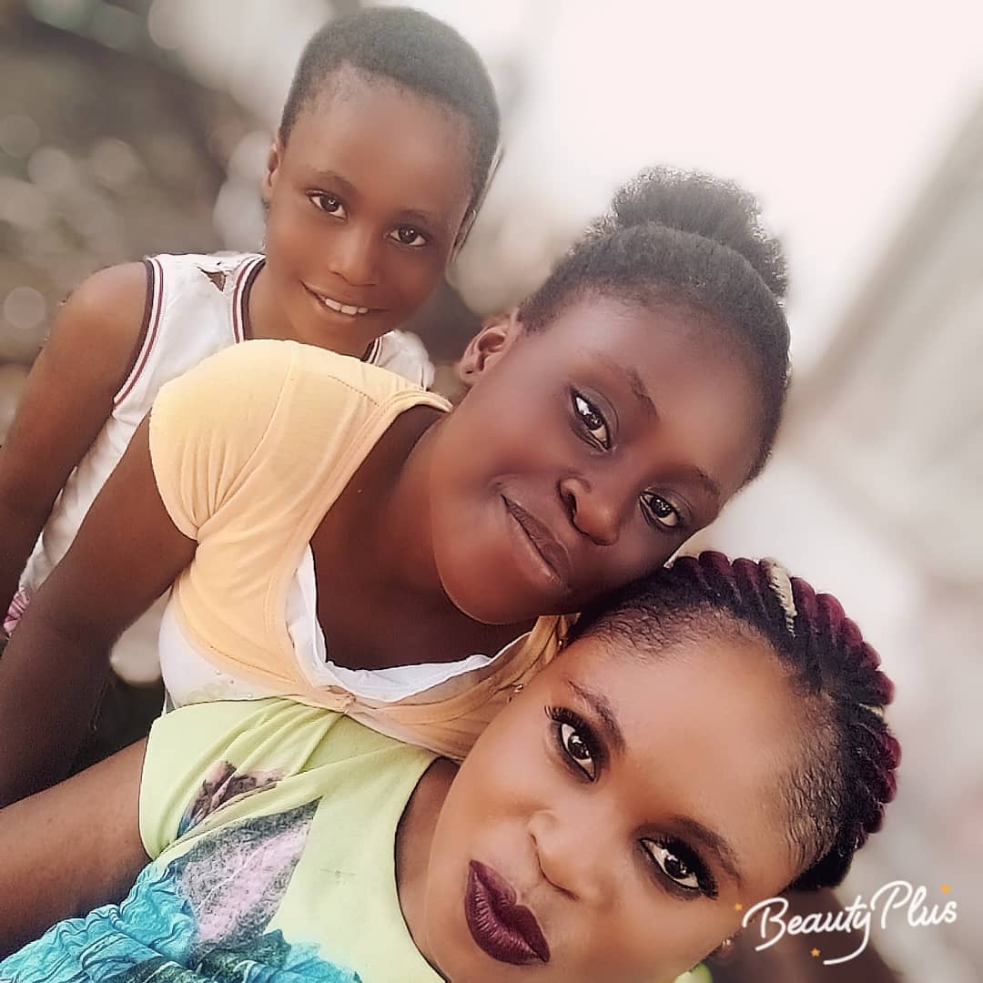 Photos of Isaac Fred mother and his ender sister