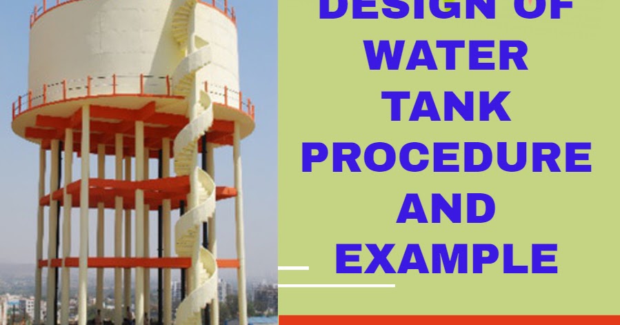 Water tank design example |elevated water tank design example | CIVIL ...
