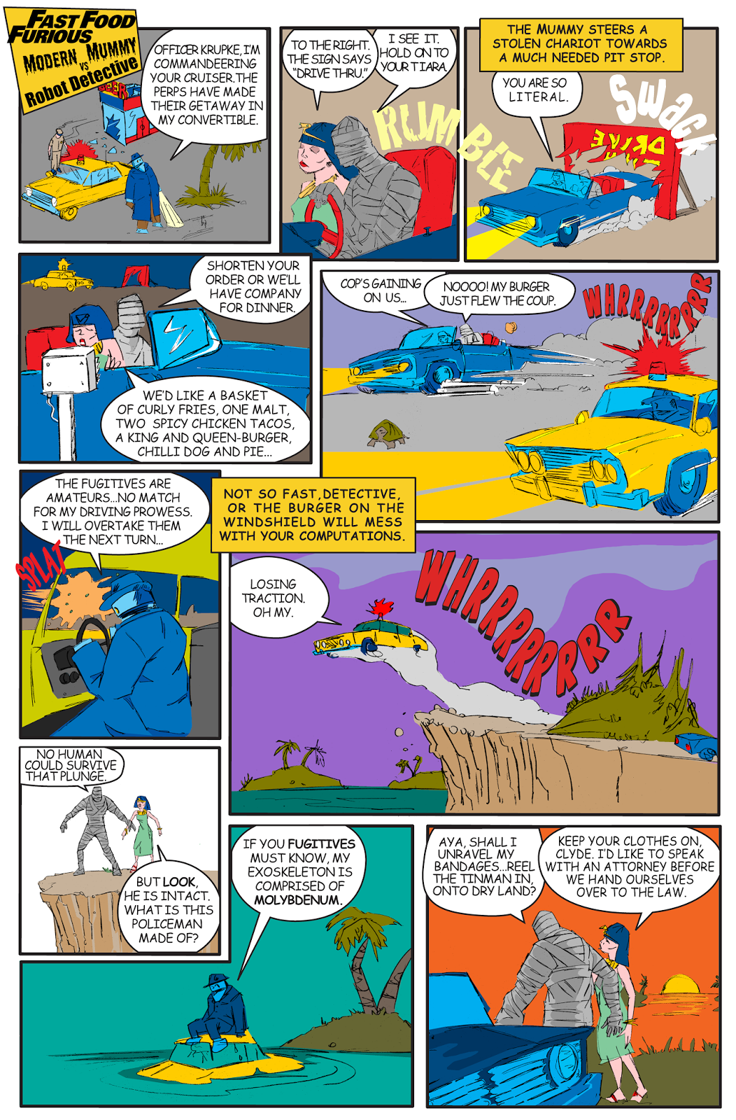 Jerry's Comics: Fast Food Furious