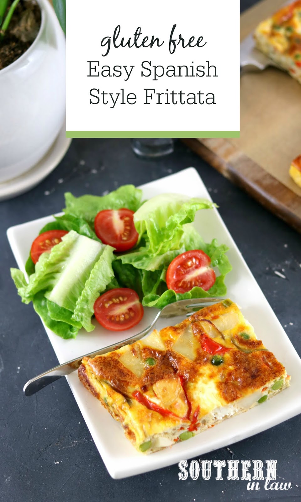 Southern In Law: Recipe: Spanish Style Frittata with Potato, Capsicum ...