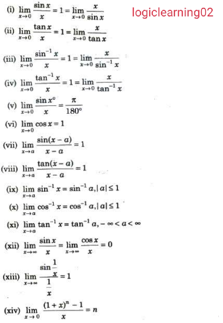 mathematics imp formulae