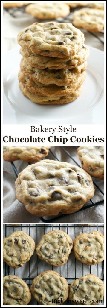 BAKERY STYLE CHOCOLATE CHIP COOKIES - Tasty Kitchen Recipes