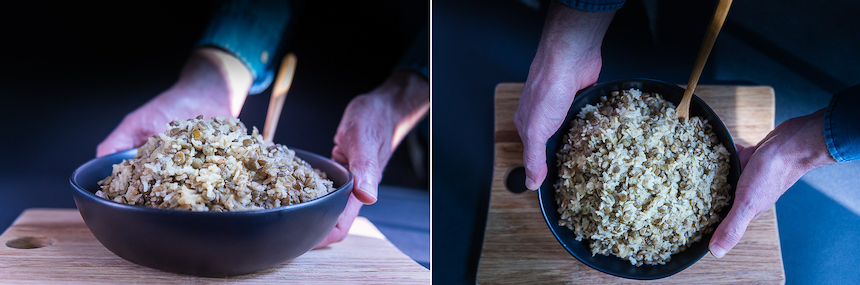 Foodwanderings: Majadra - Rice and Green Lentils