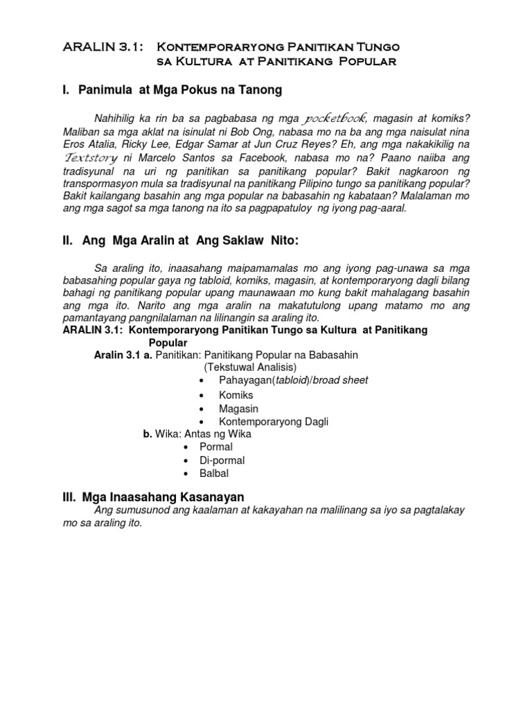 mga halimbawa ng dagli - philippin news collections