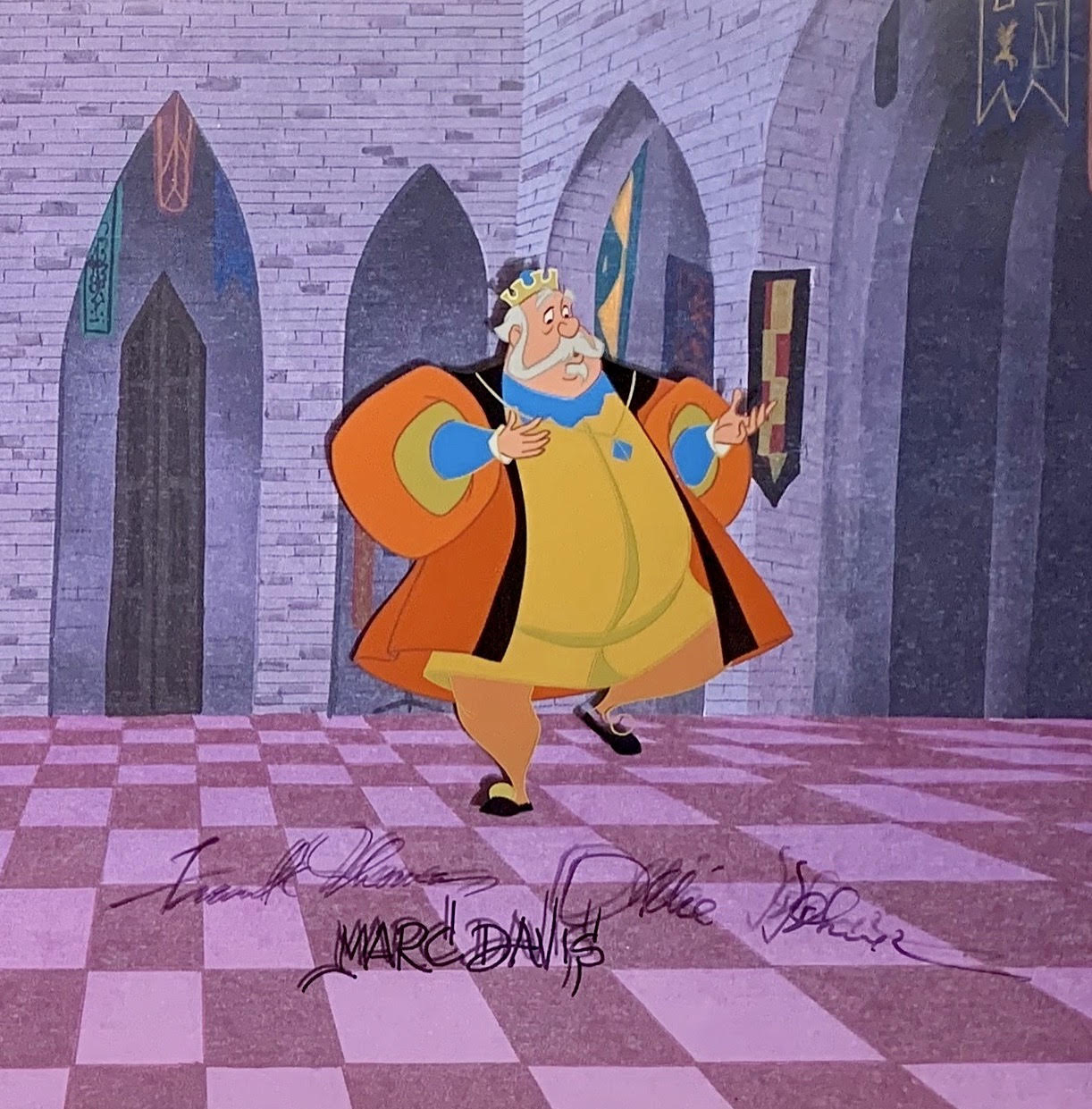 Animation Collection: Original Production Animation Cel of King Hubert ...