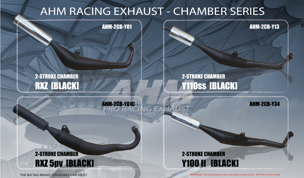AHM Racing Exhaust Chamber Series 2 Stroke ~ PALEX MOTOR PARTS ONLINE STORE