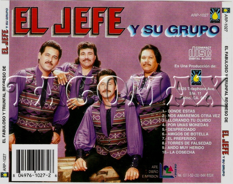 sɐɹǝdnɹƃ sǝuoıɔɔǝΙoɔ: El Jefe Y Su Grupo-Donde Estas