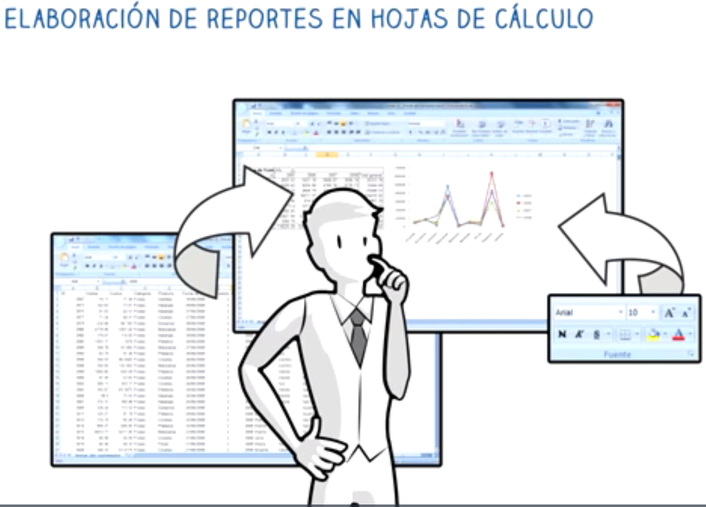 Computo y Tecnologia Xalapa: Elaboración de reportes en hojas de cálculo