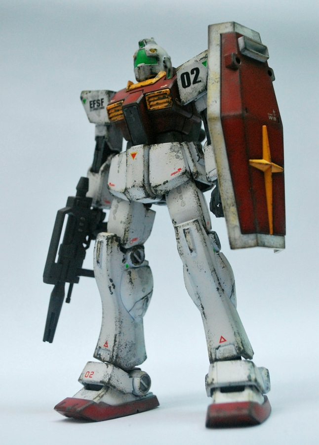Painted Build: HGUC 1/144 GM III "Weathered" - Gundam Kits Collection ...