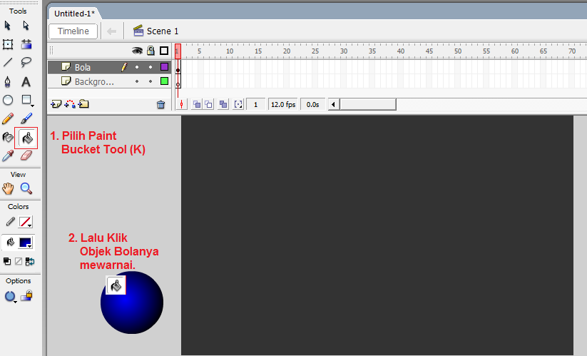 Cara Membuat Animasi Bola Berjalan dengan Menggunakan Software Macromedia Flash 8 - Kumpulan ...