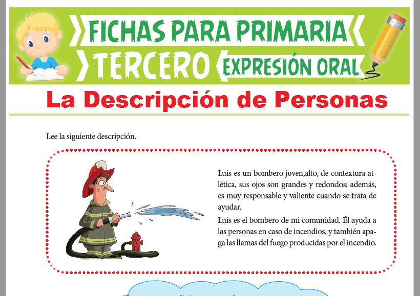 DIVIÉRTETE APRENDIENDO EN 4º HAVE FUN LEARNING AT 4TH: LA DESCRIPCIÓN