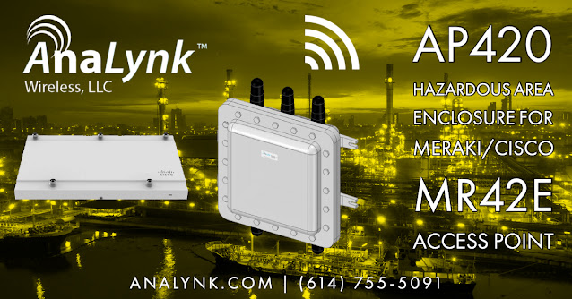 Analynk AP420 Explosion Proof Access Point Enclosure For Meraki/Cisco ...