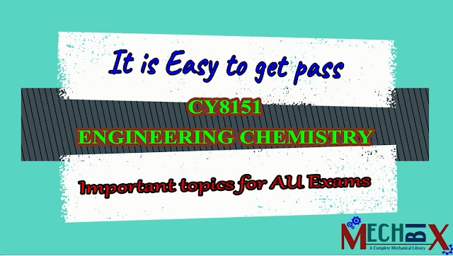 CY8151 Engineering Chemistry (R2017) important questions bank and ...