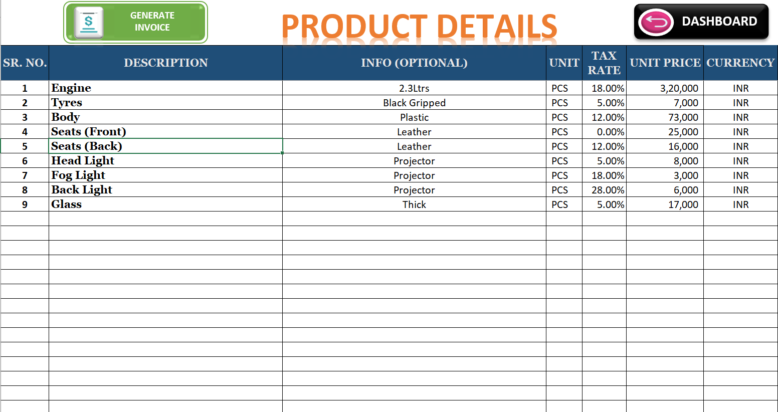 The Functions in Microsoft Excel: INVOICE GENERATOR AND TRACKER IN ...