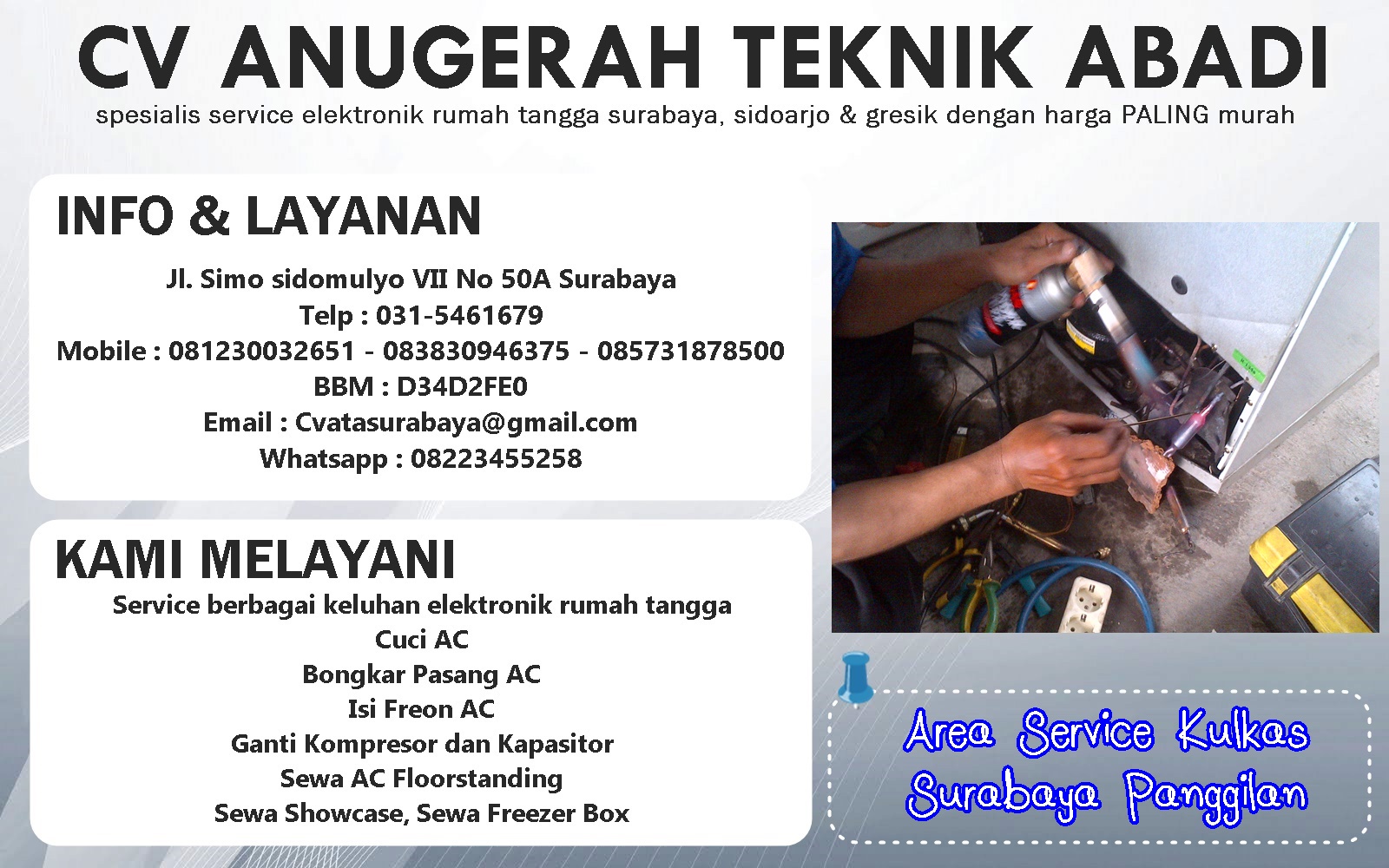 Jasa Service Kulkas di Surabaya