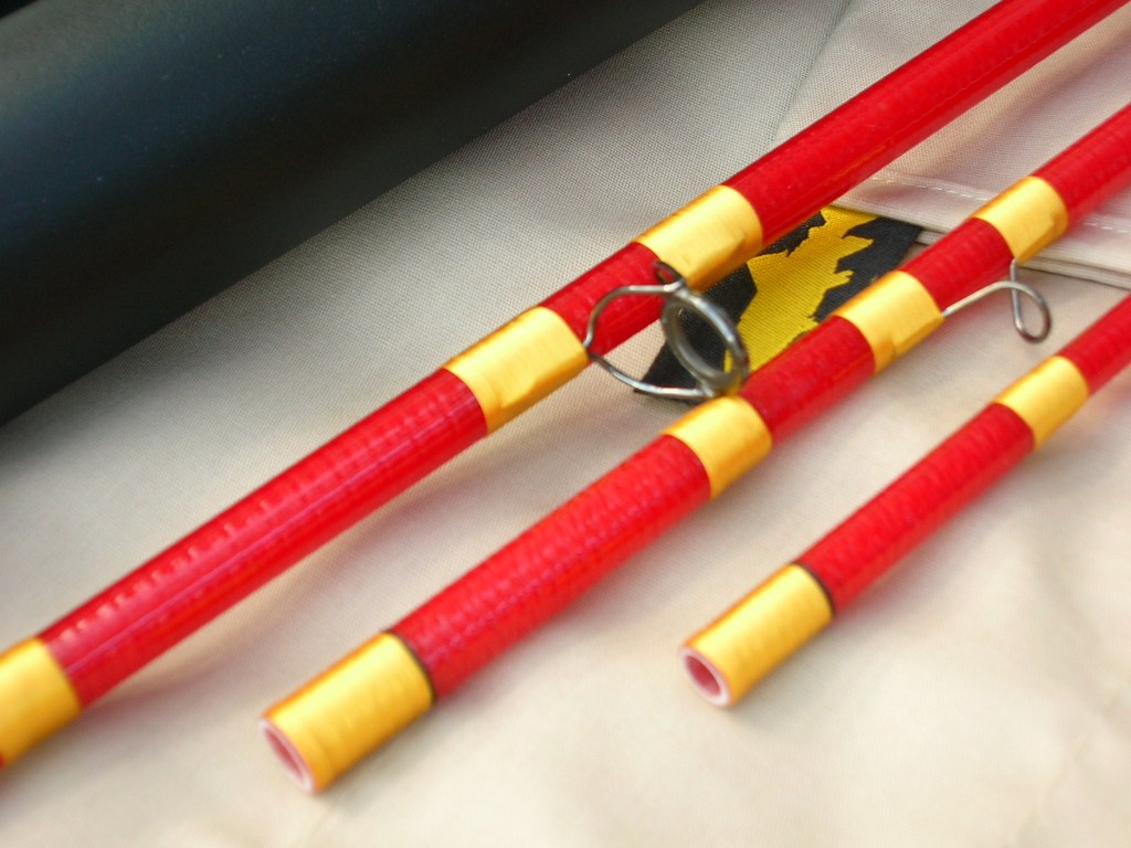 THE RED GLASS BLANK | Rod Photos | Fiberglass Flyrodders