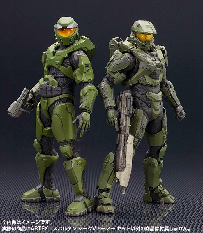 Halo - Master Chief 1/10 ARTFX+ & Spartan Mark V Armor Set 1/10 ...