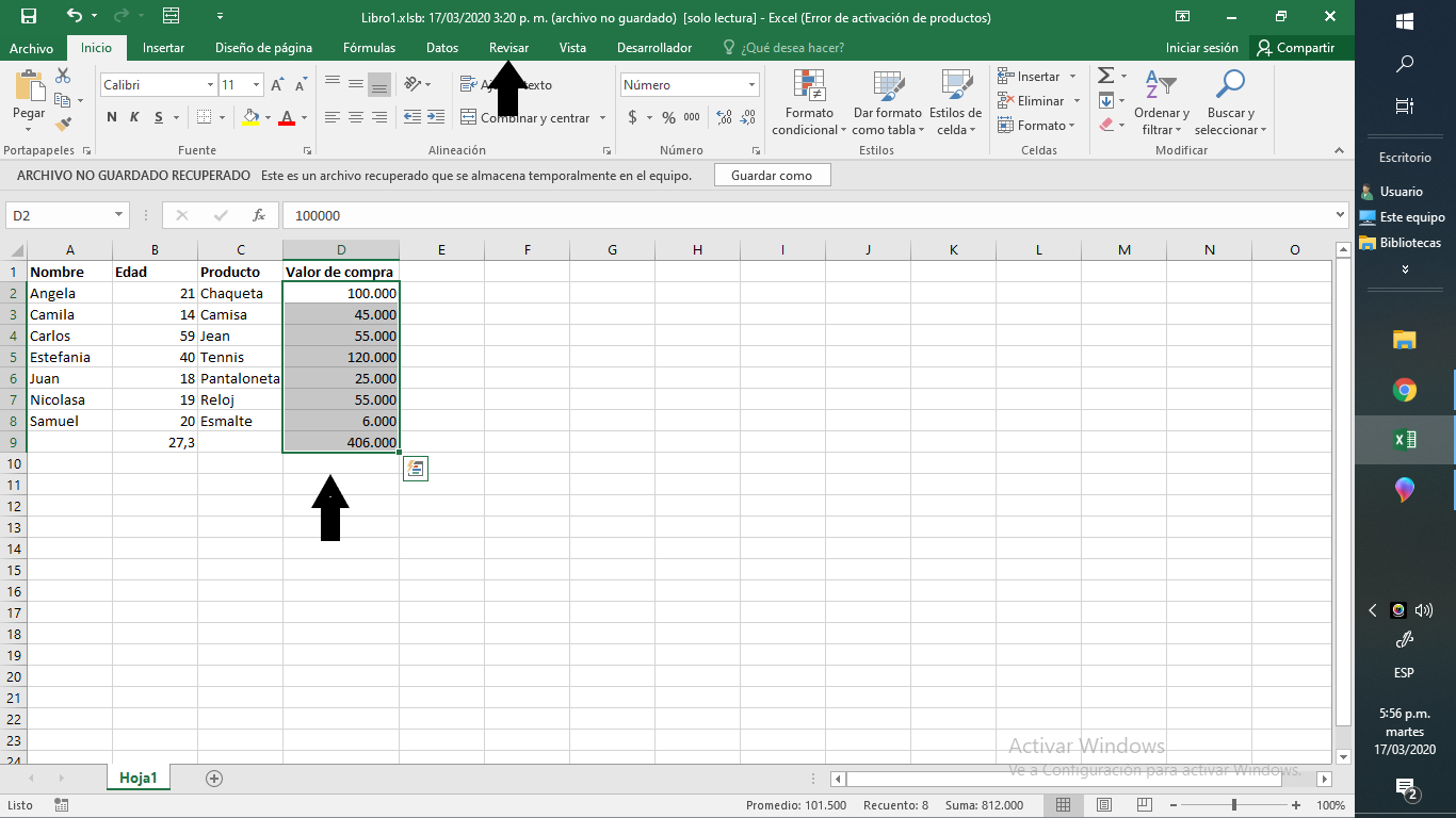 Top 5 sobre excel