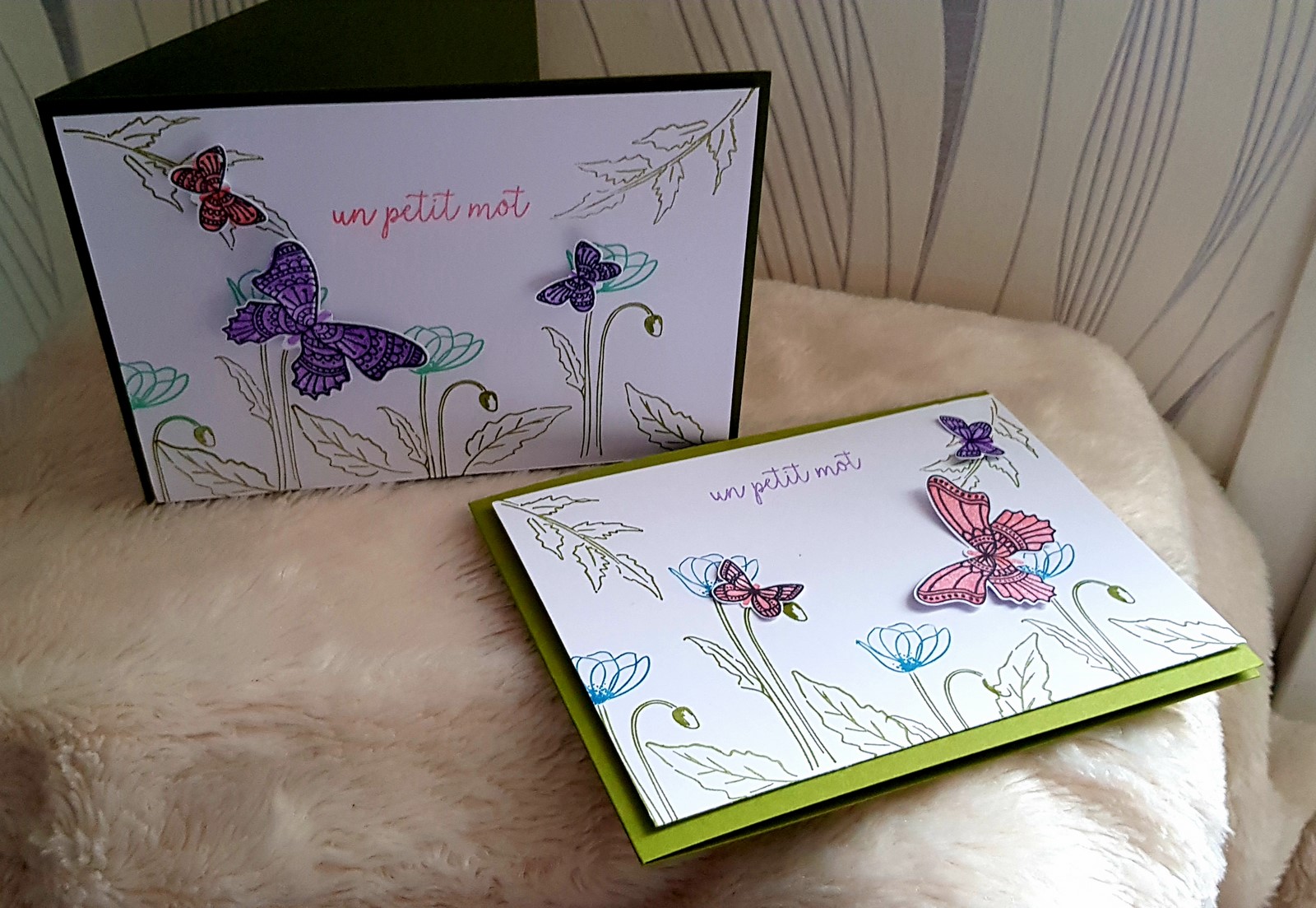 Le plaisir de créer : Tuto-Vidéo: Carte simple papillons par Le Plaisir de Créer