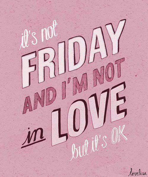 It's not Friday and I'm not in Love but it's ok ~ God is Heart