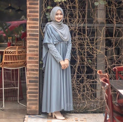 22 Baju Model Gamis Syari Populer Terbaru 2019 | Mesin Jahit