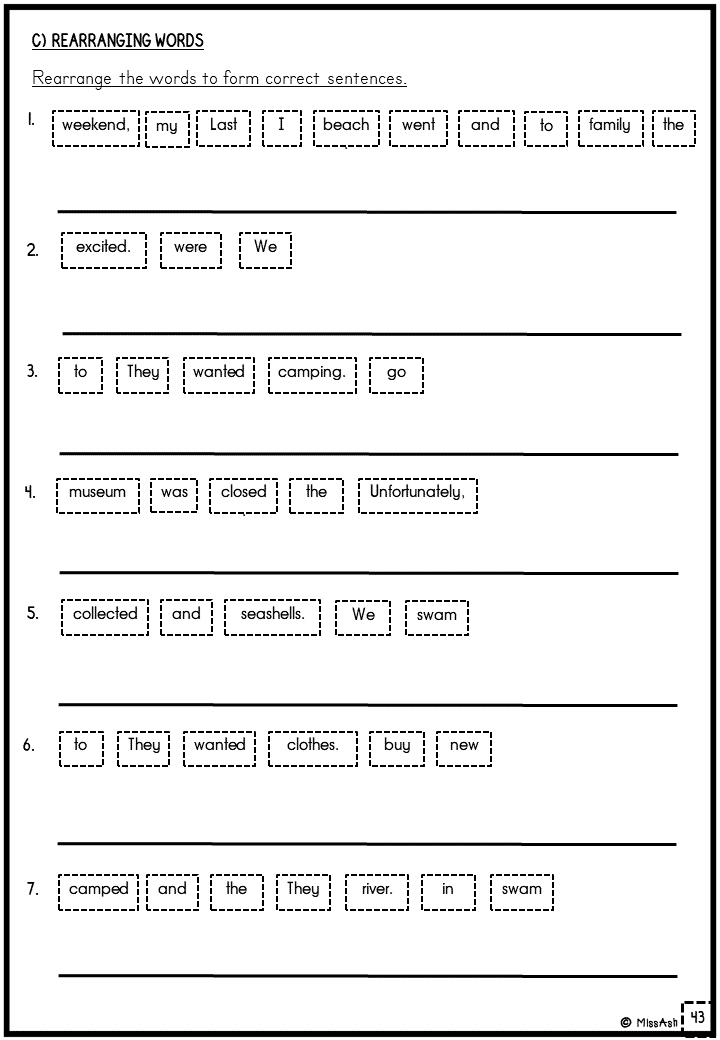 ASH THE TEACHER: Year 3 Step by Step Writing Module Part 1