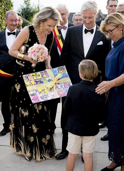 King Philippe and Queen Mathilde attend gala dinner in Jabbeke