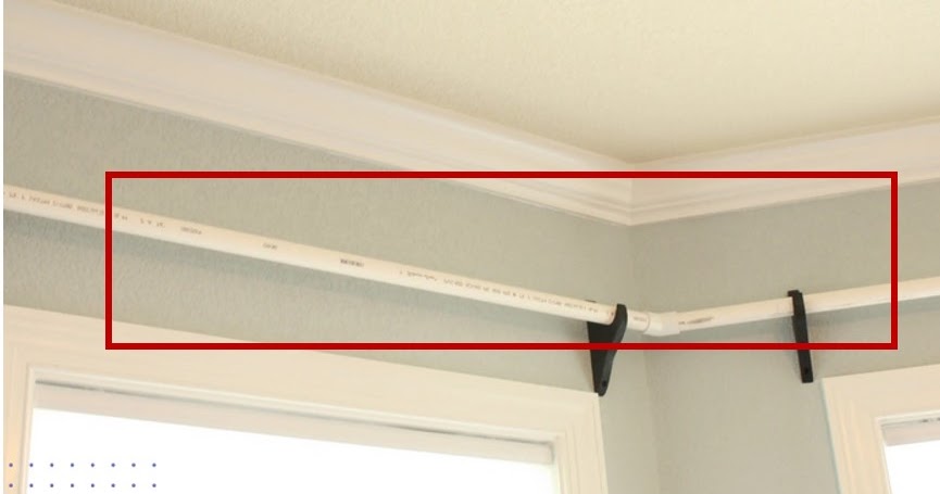 Create These Beautiful "PVC Curtain Rods" For Your Home Using $20