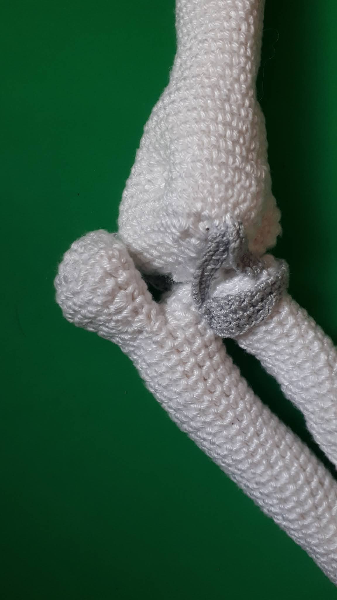 Adventures into Anatomical Crochet: Life-size skeleton arm