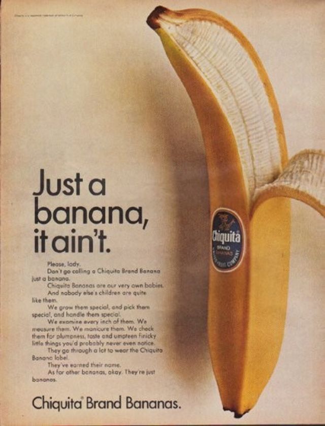 23 Vintage Banana Ads We Love ~ Vintage Everyday