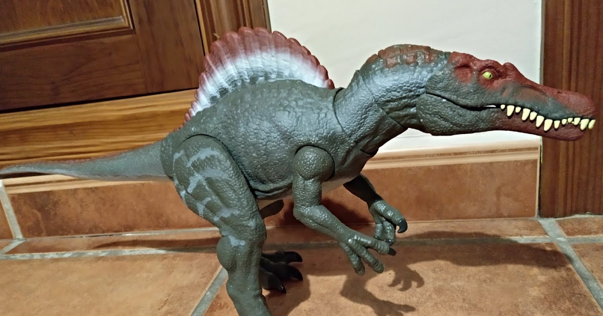 El Blog de Bahia: Repaint: Spinosaurus (Jurassic Park 3, Mattel 2018)