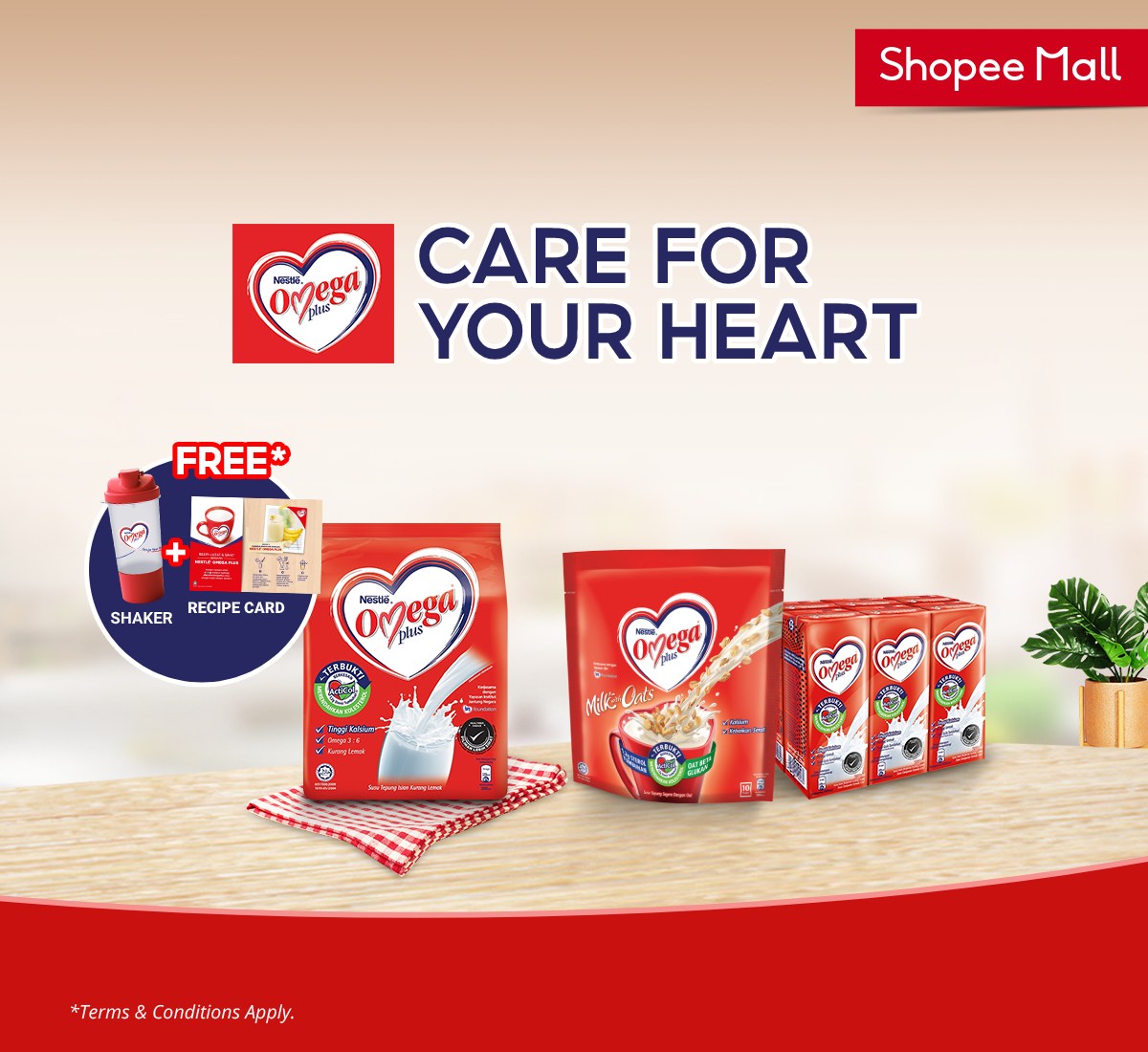 Shopee (MY): Nestle Omega plus Care for Your Heart