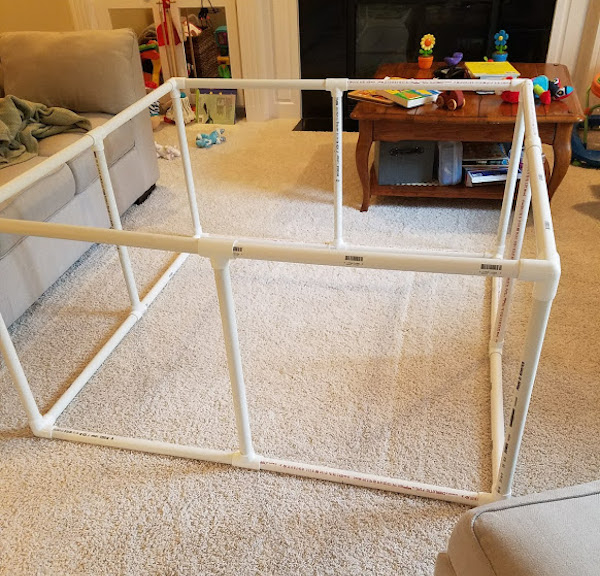 Piscina de bolinhas feito de PVC