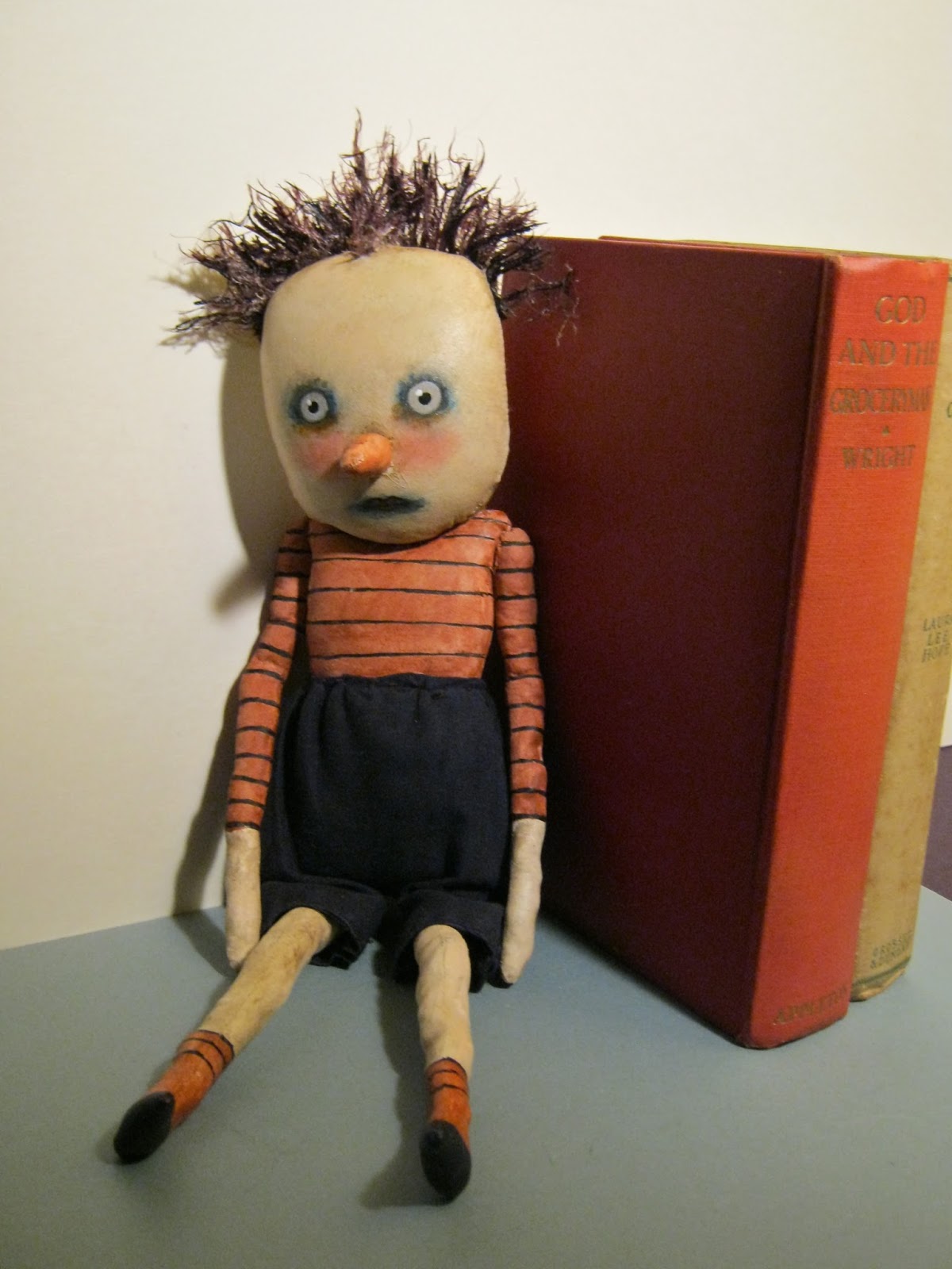 Sandy Mastroni: art doll , sandy mastroni , for etsy ....... odd boy