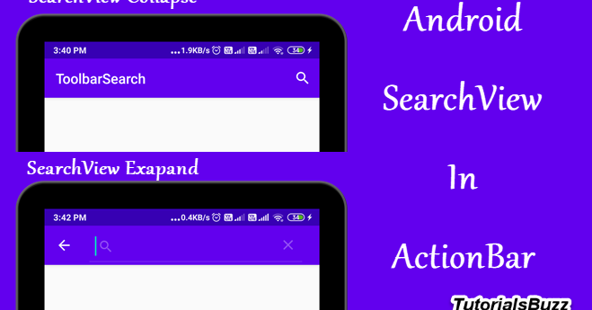 Tutorialsbuzz Android Adding Searchview To Actionbar 9517