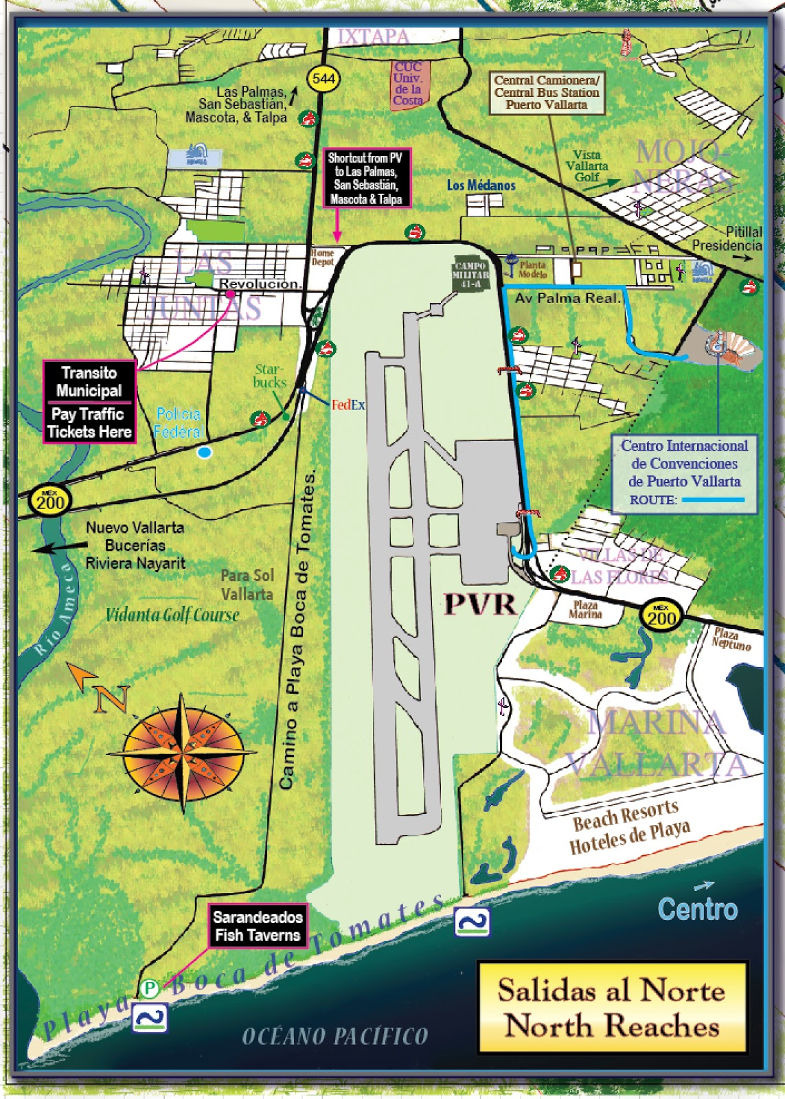 Mapa Jeff Cartography: Puerto Vallarta Maps