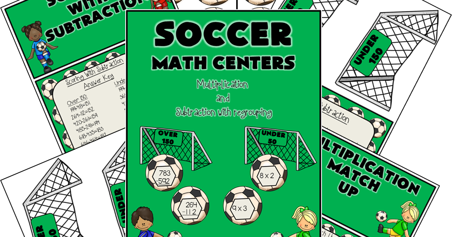 Classroom Freebies: Soccer Themed Math Games