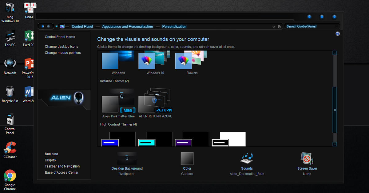 test: Windows 10 Pro 64 Bit Version 1607 Build 14393.0 with Alien Blue ...